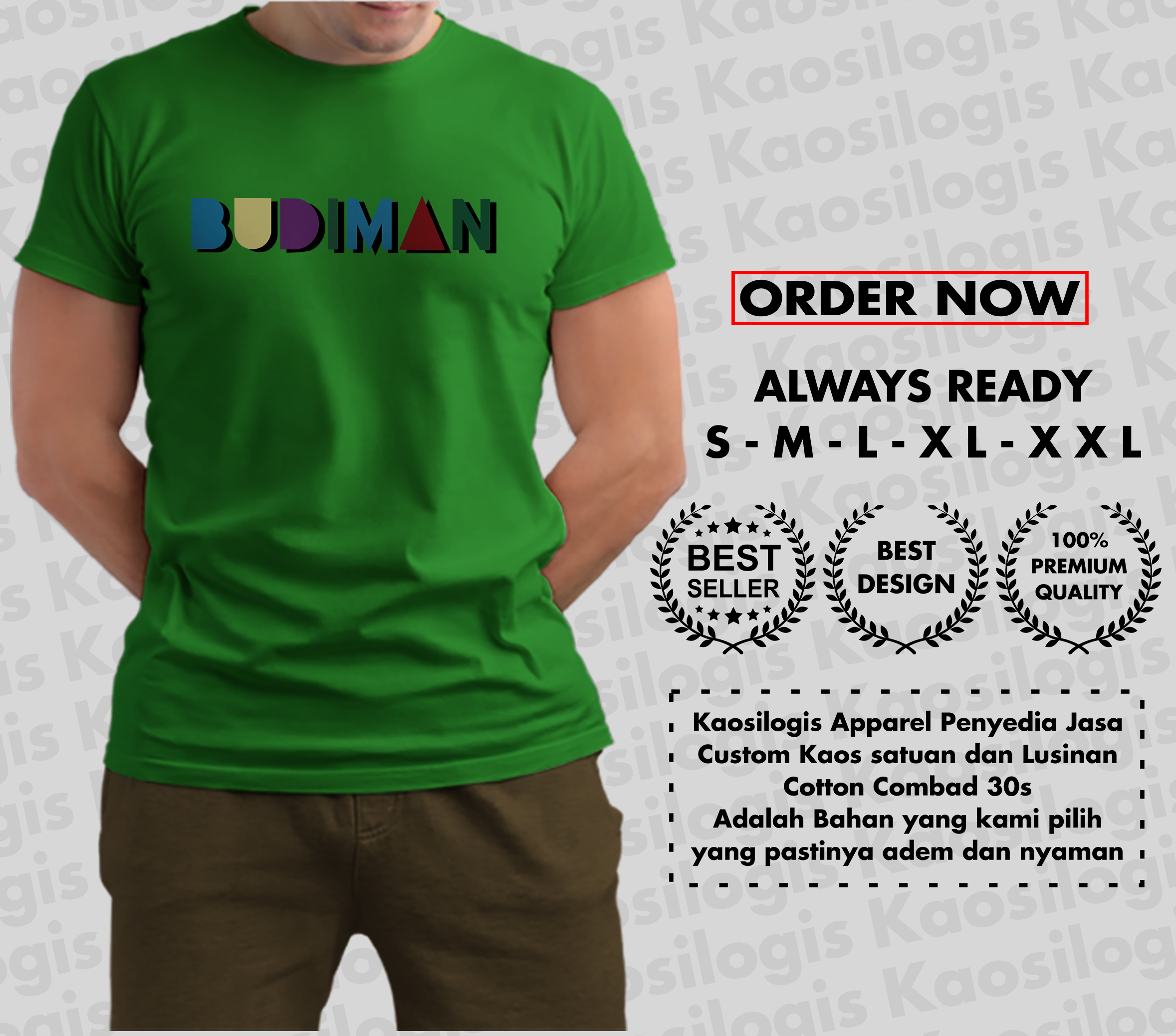 Kaos Baju BUDIMAN Logo Perusahaan Bus Indonesia - Kaosilogis | Lazada ...