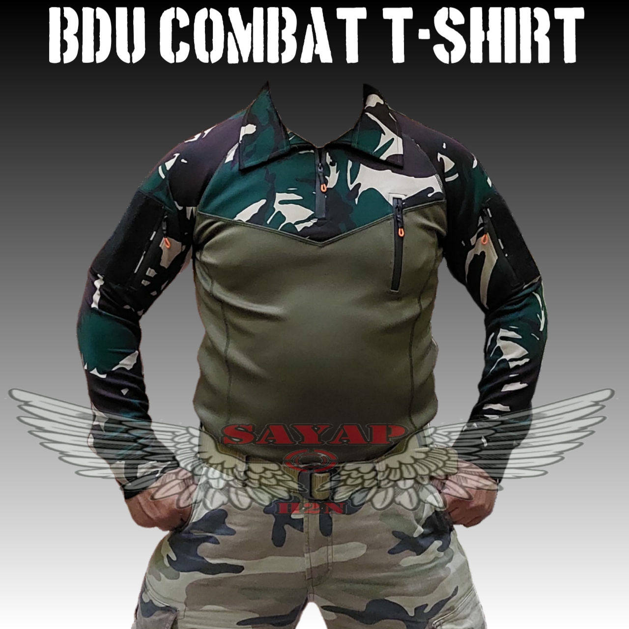 Baju BDU Loreng Model Terbaru Baju Army Tactical Kaos TNI | Lazada ...