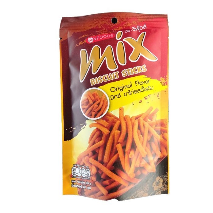 Vfoods Mix Biscuit Sticks Original Mini Snack Import Cemilan Thailand ...