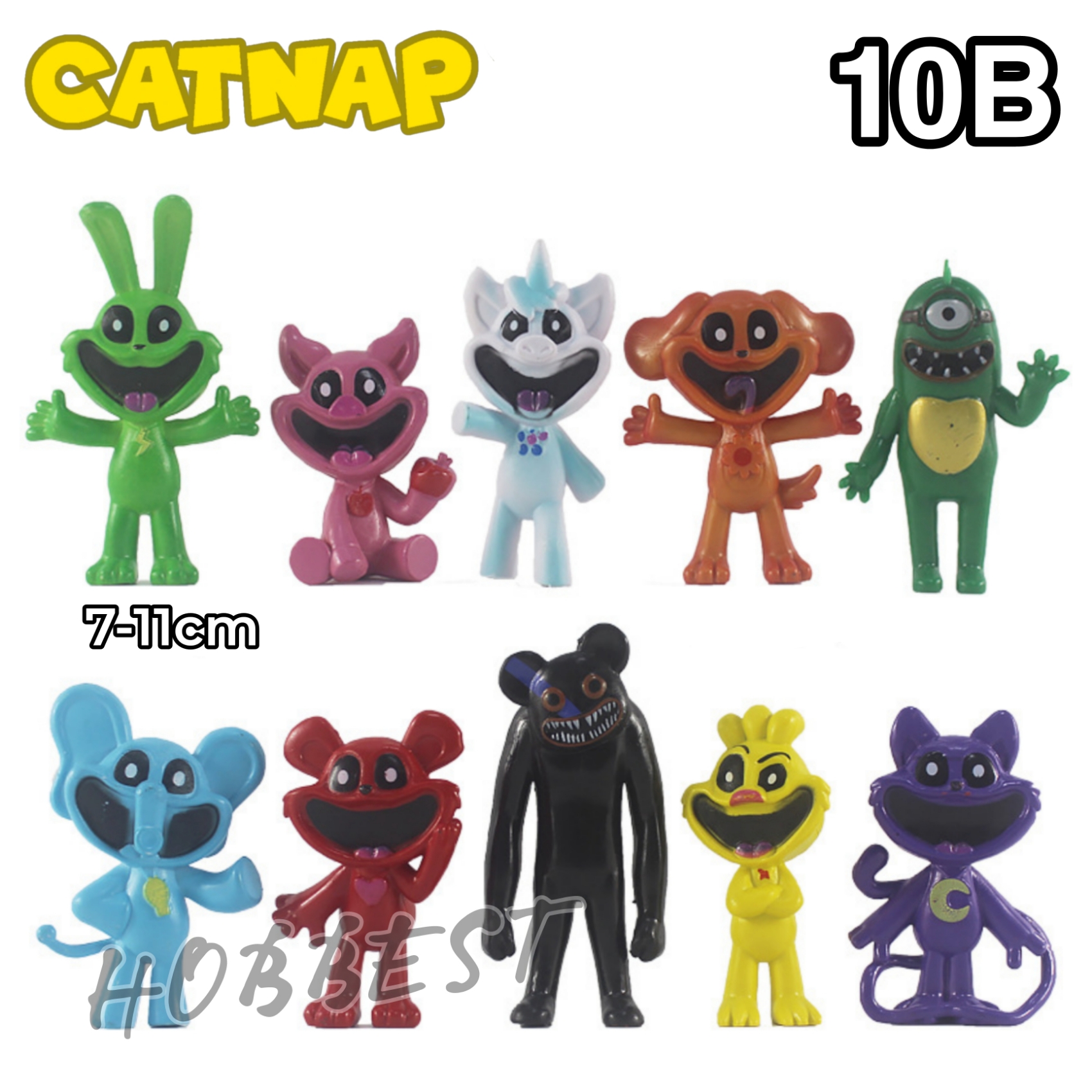 Action Figure SMILING CRITTERS set Miniatur Figur Topper Kue Pajangan ...