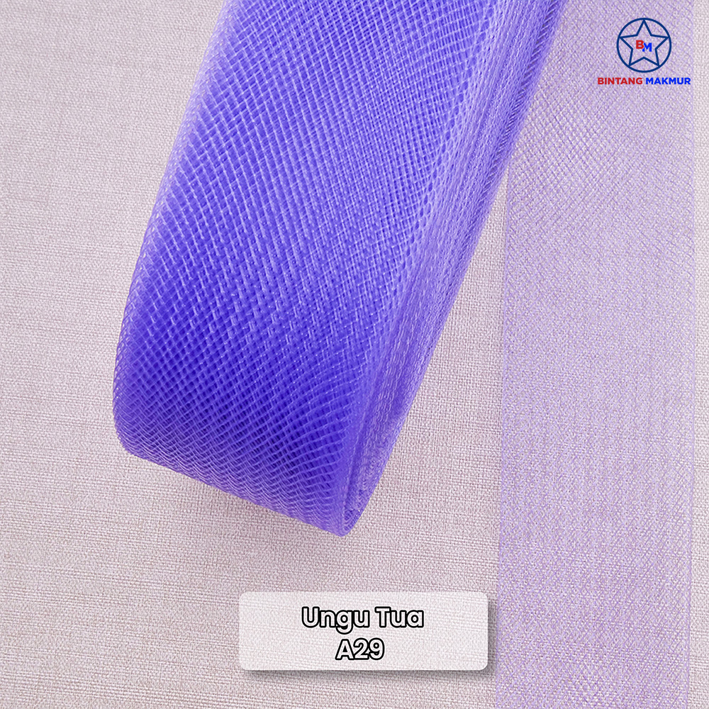 Bintang Makmur - Hardnet 10cm / pita Yure / Pita Jala Tebal / Kaku ...