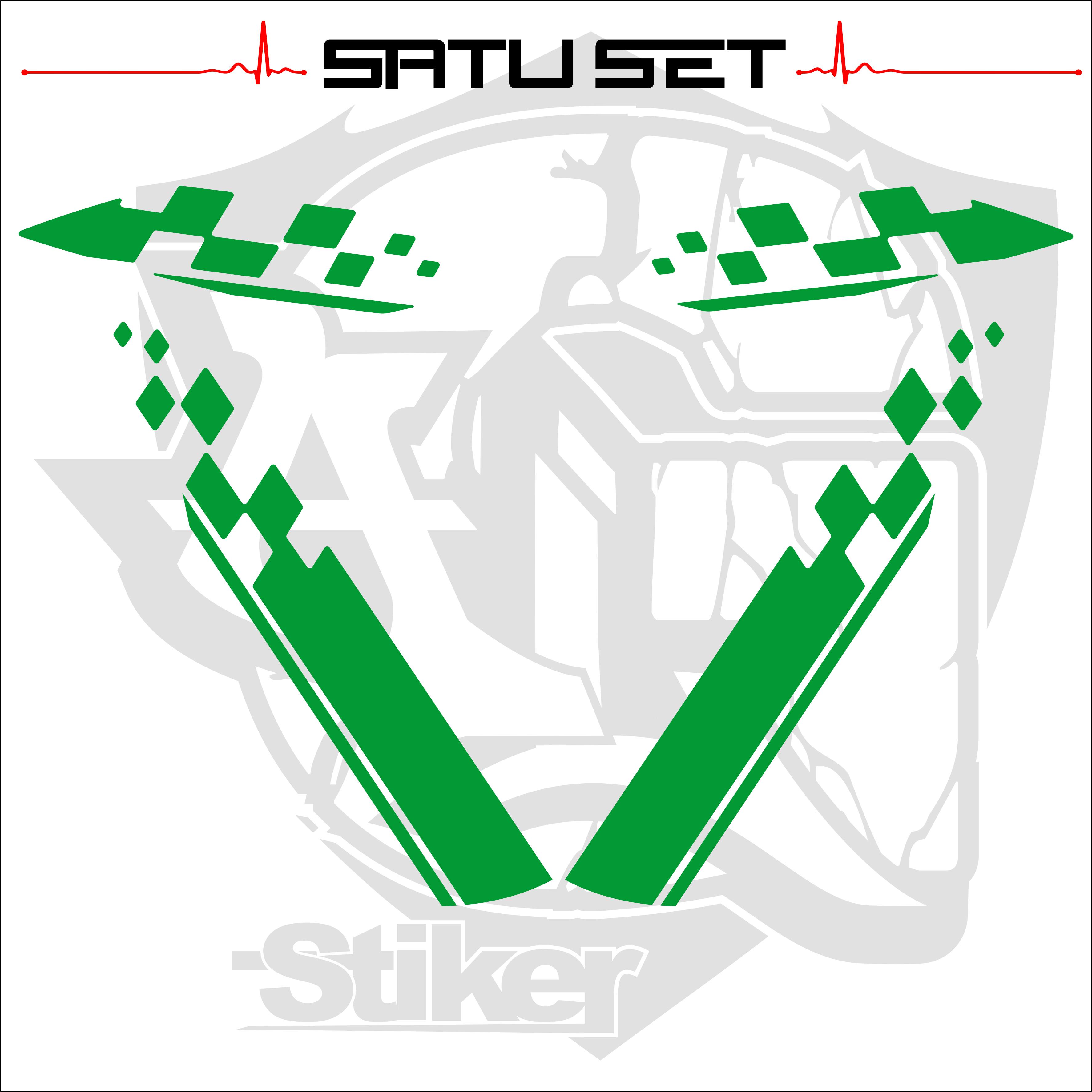 STRIPING VESPA/SV.380/STICKER CUTTING/STIKER CATING/STICKER/SETIKER ...