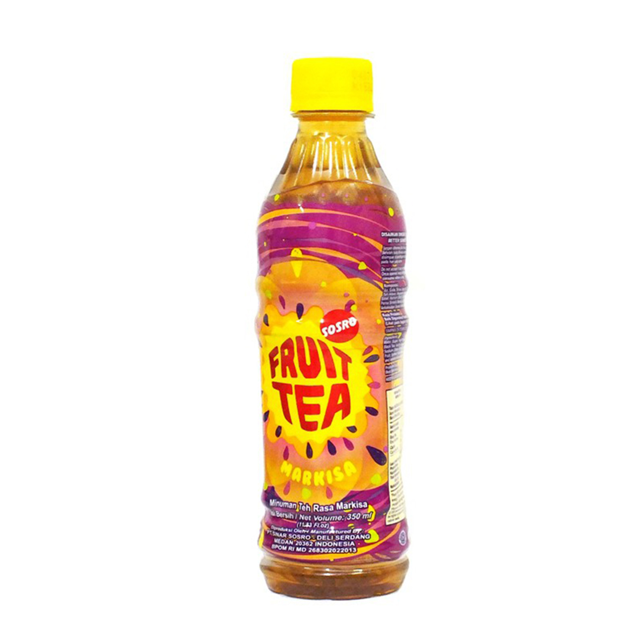 teh botol sosro Fruit Tea Blackcurrant pet 350 ml kemasan 12pcs ...