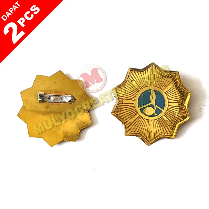 Lencana Pembina Gugus Depan Lencana Tanda Jabatan Pembina Gudep Pramuka Warna Biru / 2pcs ...