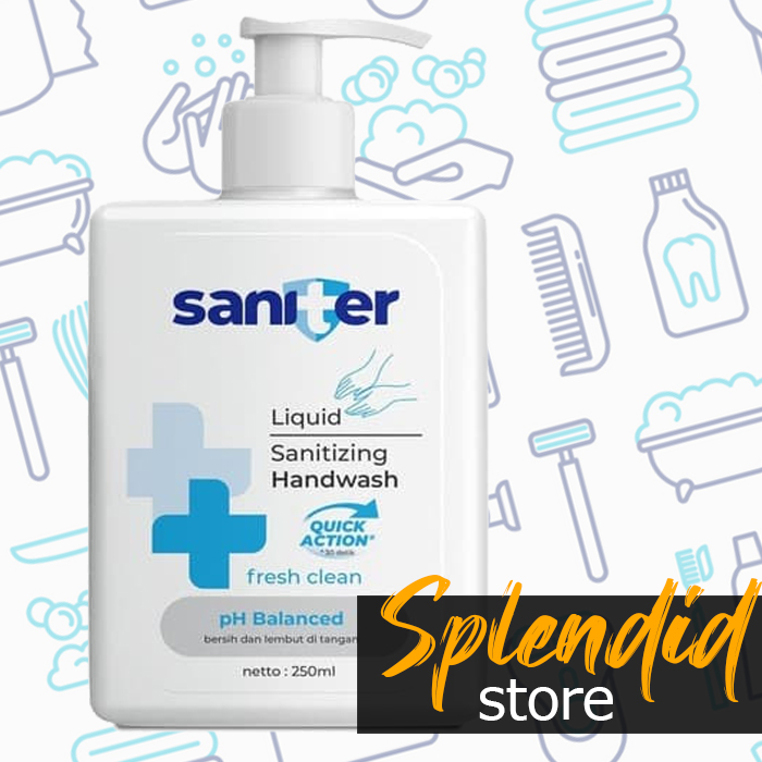 Saniter Hand Wash Bottle 250 ml | Liquid Sanitizing Sabun Tangan Cair ...
