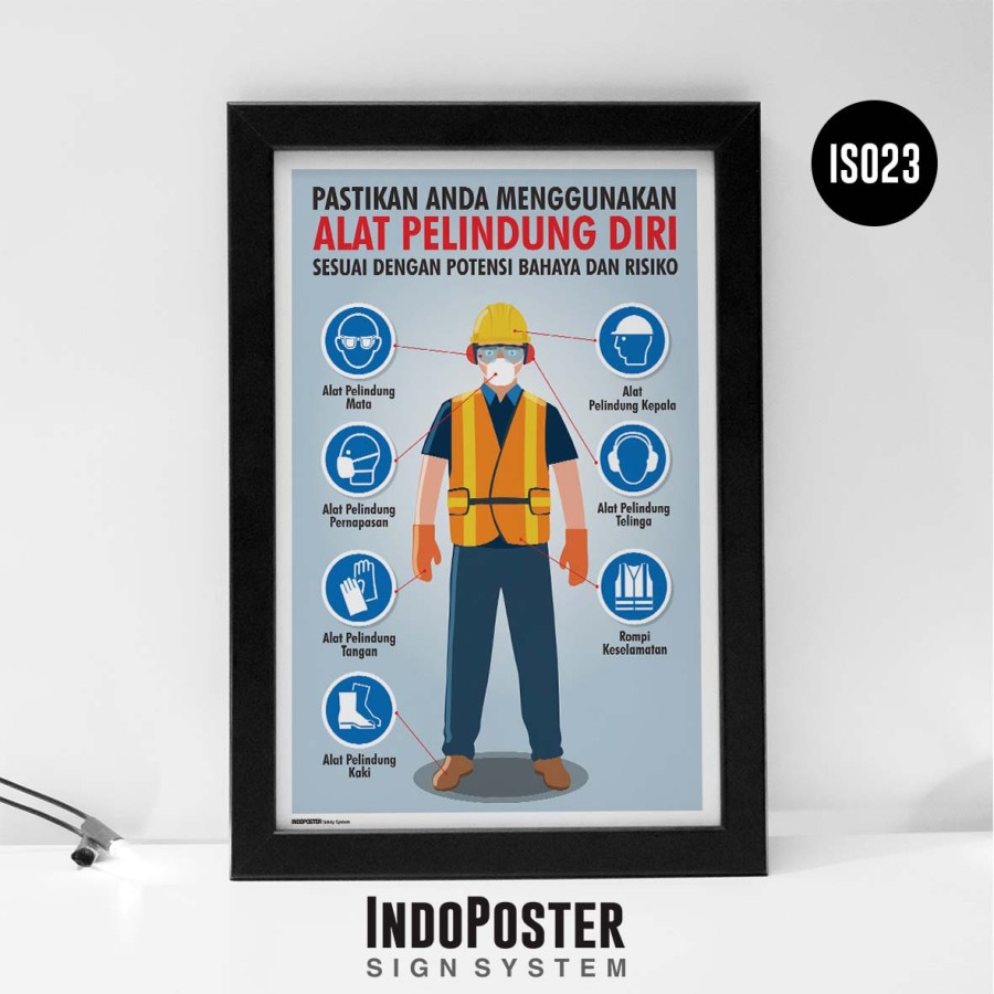 Poster K3 Keselamatan Alat Pelindung Diri APD A3 45X30cm | Lazada Indonesia