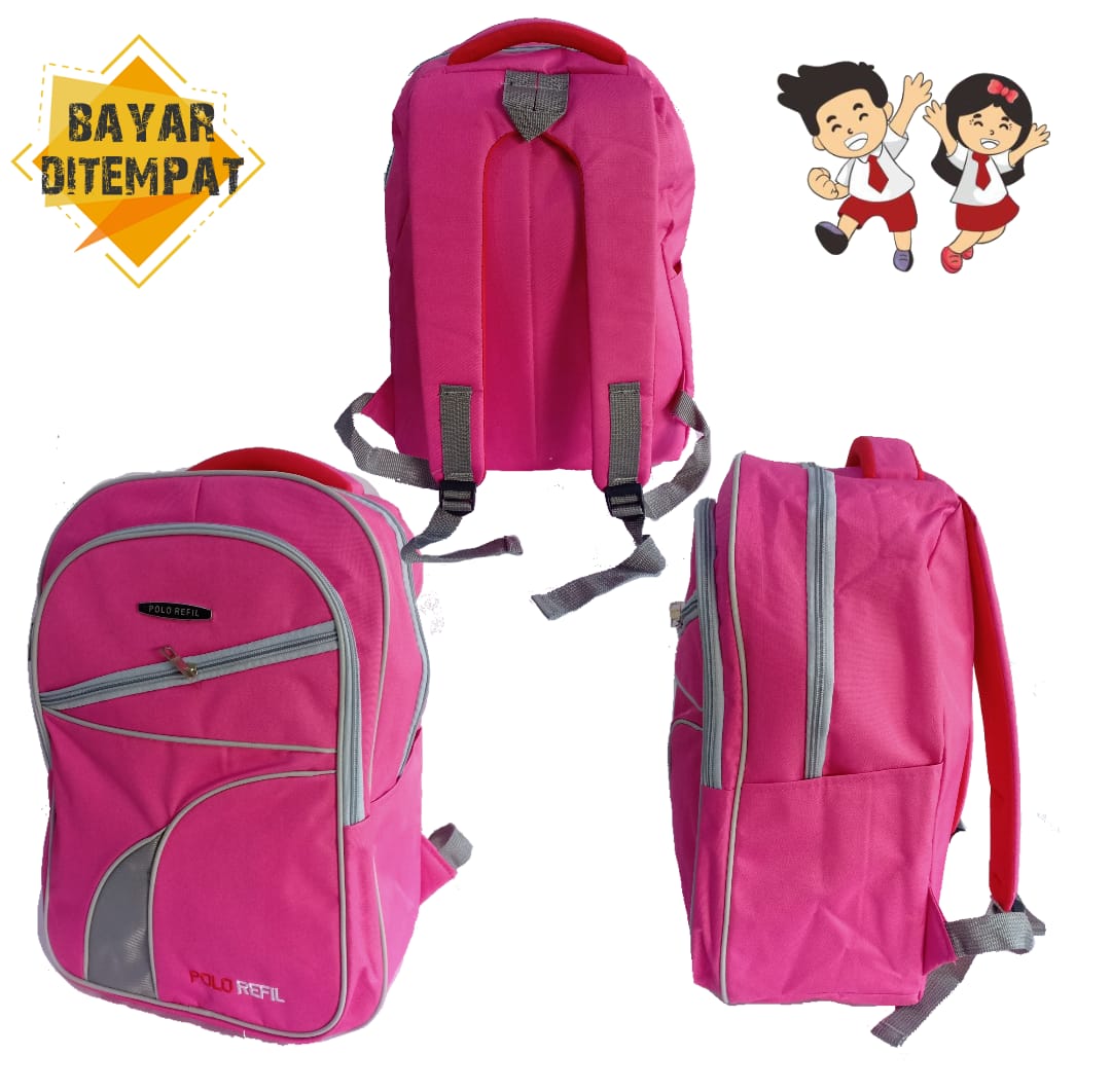 Tas Sekolah Ransel Gendong Anak Anak Perempuan Cewek Wanita Kelas Paud ...