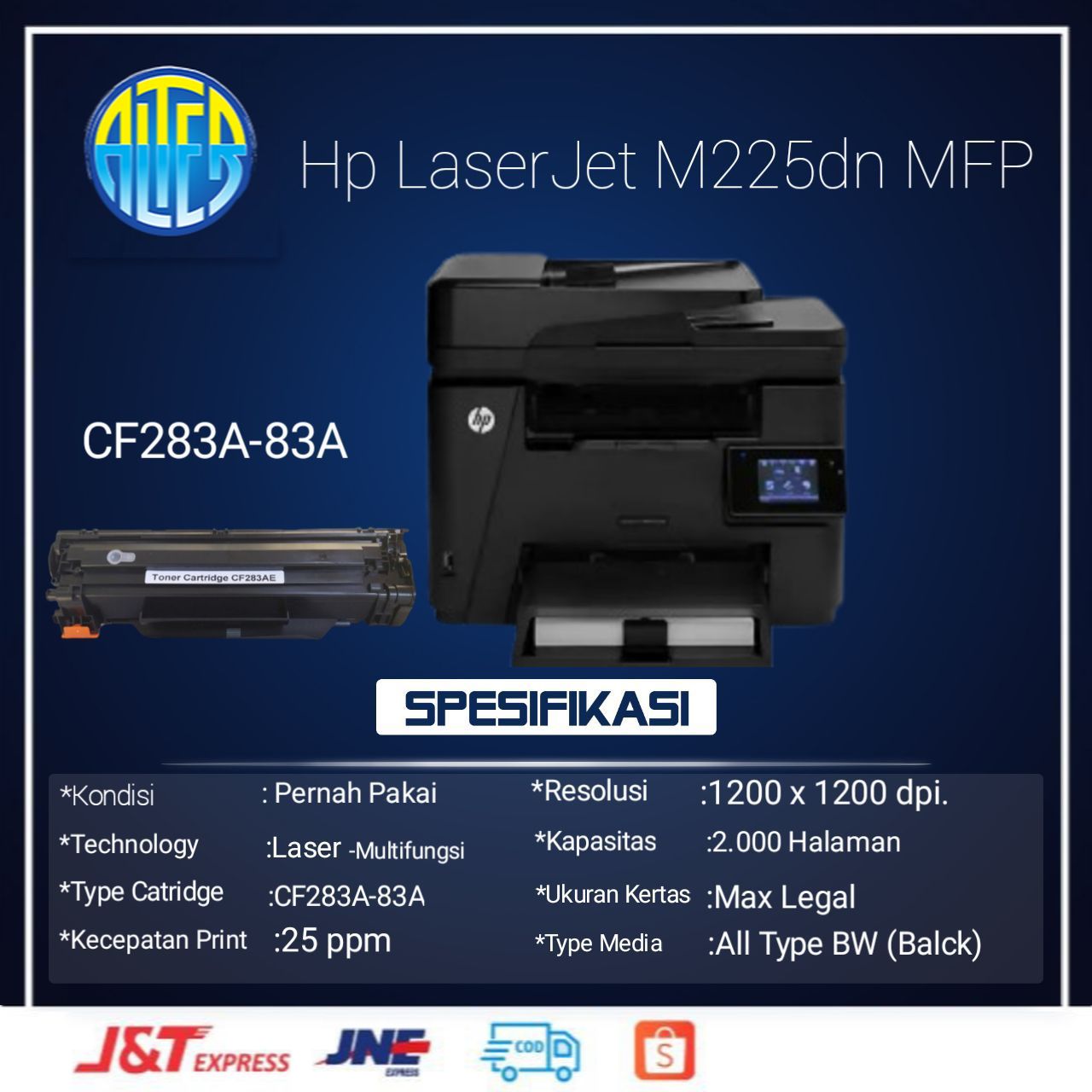 Printer Hp Laserjet Pro MFP M225dn | Lazada Indonesia