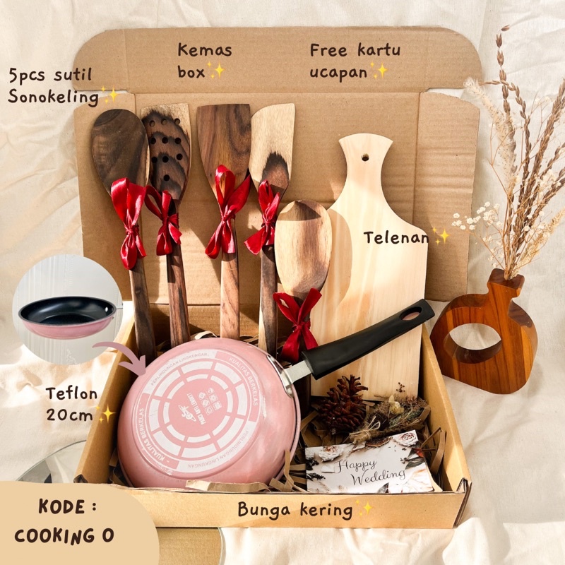 Promo - Cooking Set / kado pernikahan / Hampers Natal/ Kado Natal ...