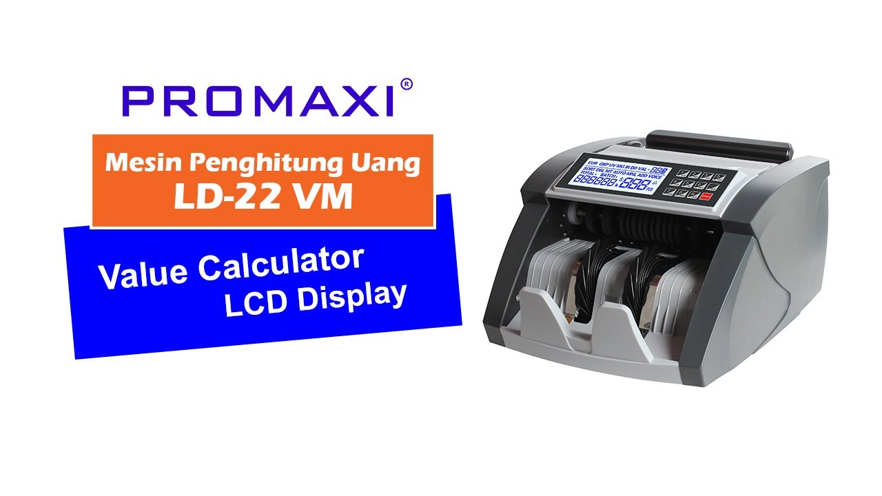MJS MESIN HITUNG UANG BILL MONEY COUNTER DETECTOR LD 22 PROMAXI LD 22 ...