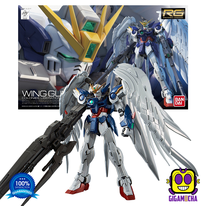 Gundam Wing Gundam Zero EW RG Rare Grade BANDAI Original / Skala 1:144 ...