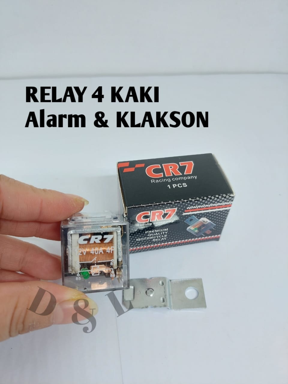 RELAY 4 KAKI 12 VOLT 40 AMPERE ALARM ATAU KLAKSON LAMPU DLL WATERPROOF ...