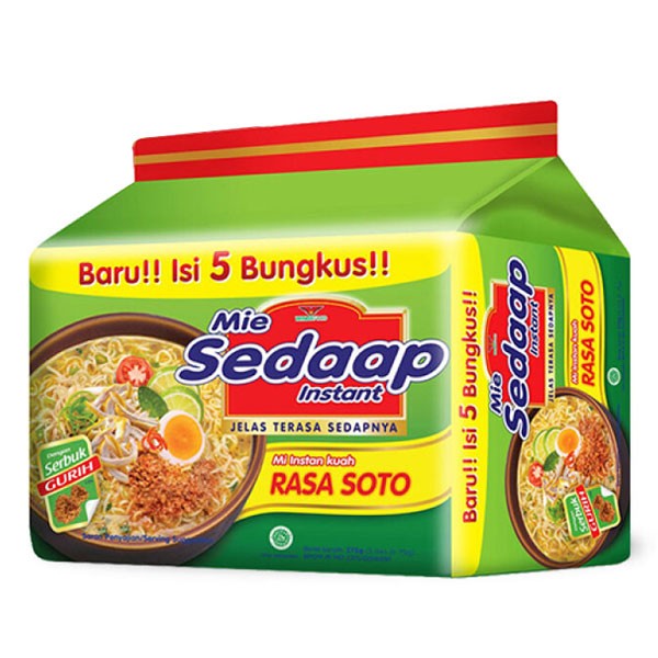 Mie Sedaap isi 5 Mie Instan Goreng dan Rebus Soto Kuah Sedap | Lazada ...