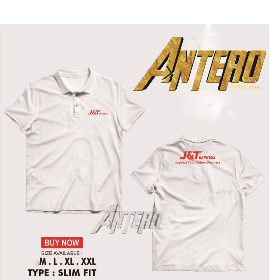 Kaos kerah polo shirt jnt j&t express | Lazada Indonesia