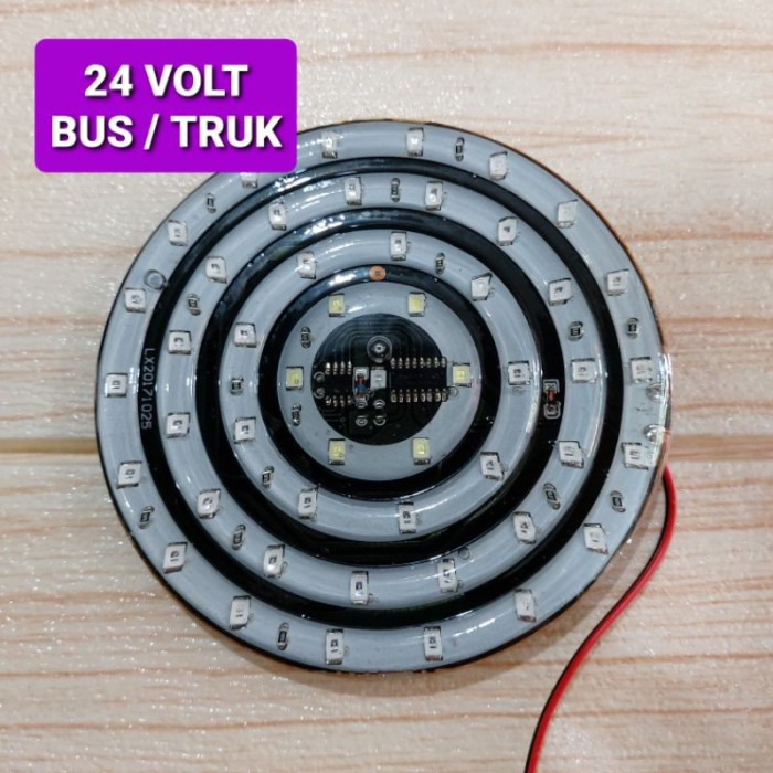 Lampu LED Variasi Mobil Motor Truk bentuk Bulat - Hati 12V atau 24V ...
