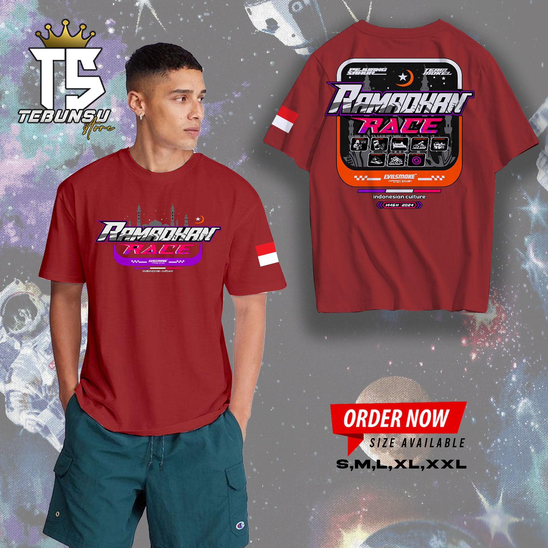 TebunsuStore - 16 - Kaos Ramadan Race 2024 Terbaru - Kaos Racing ...