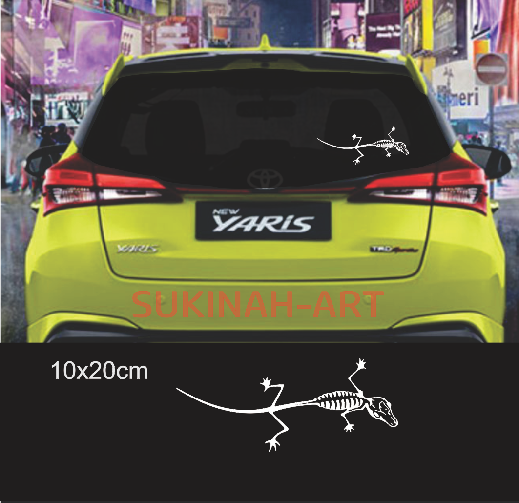 CUTTING STICKER MOBILGAMBAR CICAK KEREN | Lazada Indonesia