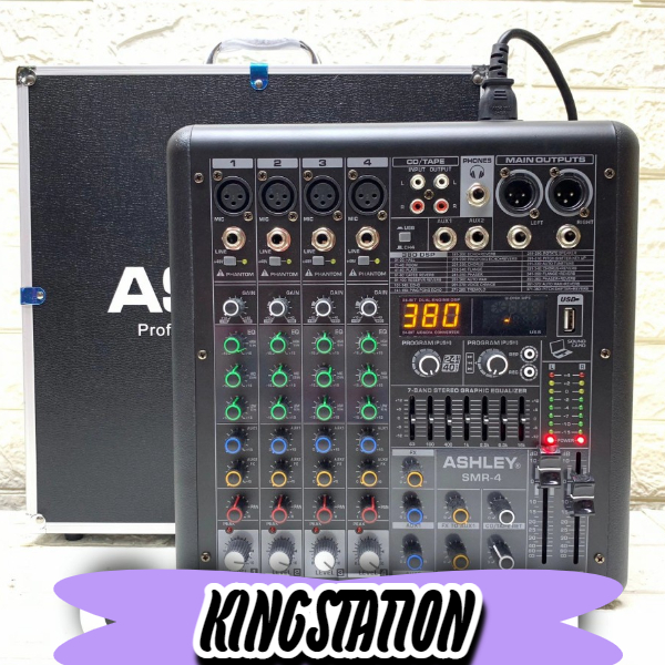 Mixer Audio ASHLEY SMR 4 - 4 Channel ORIGINAL | Lazada Indonesia