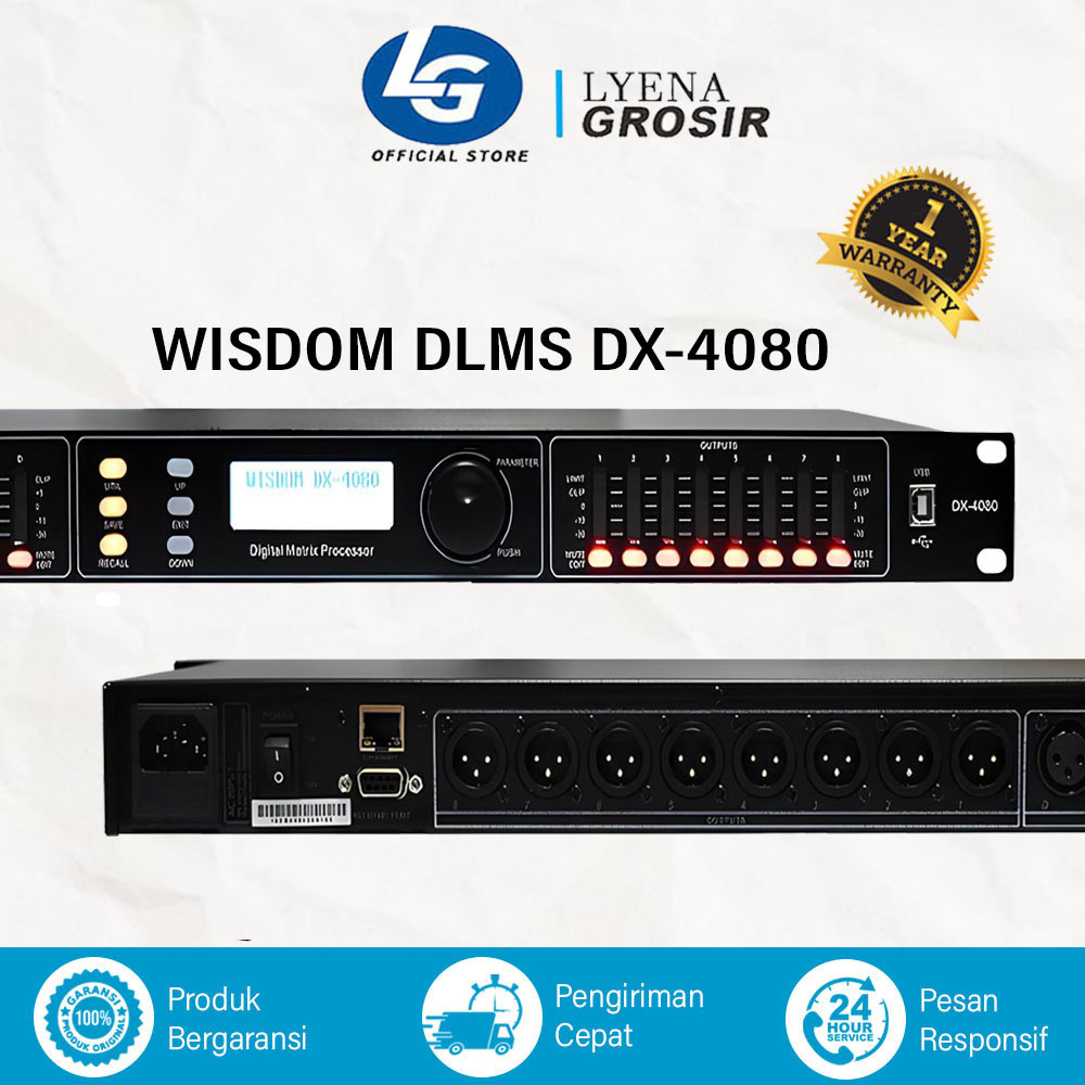 DLMS WISDOM DX-4080 SPEAKER MANAGEMENT DX 4080 ORIGINAL | Lazada Indonesia