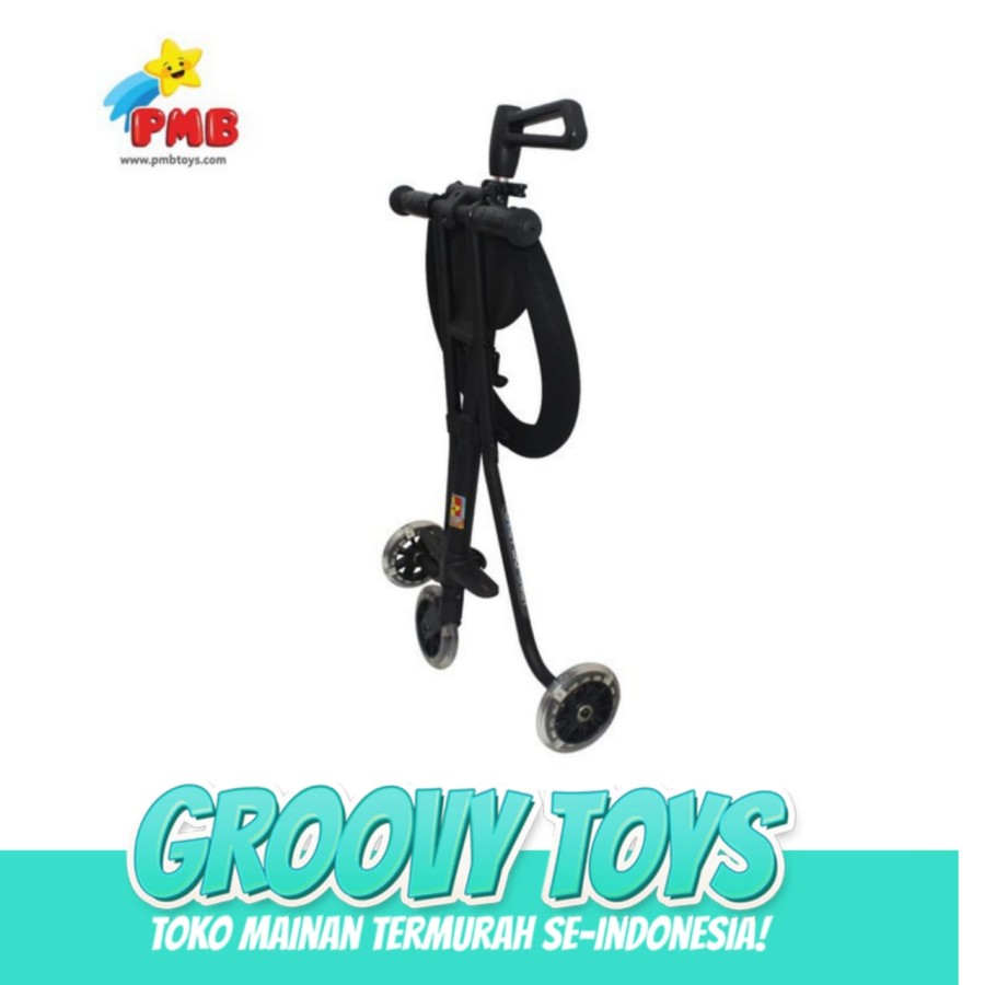 Stroller Bayi Portable 3 Roda - PMB Ezzy Stroller S05 Black | Lazada ...