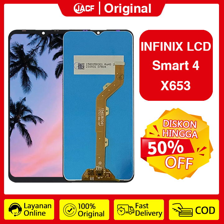 【quality 100 】lcd Lcd Infinix Smart 4 X653 Fullset Layar Hp