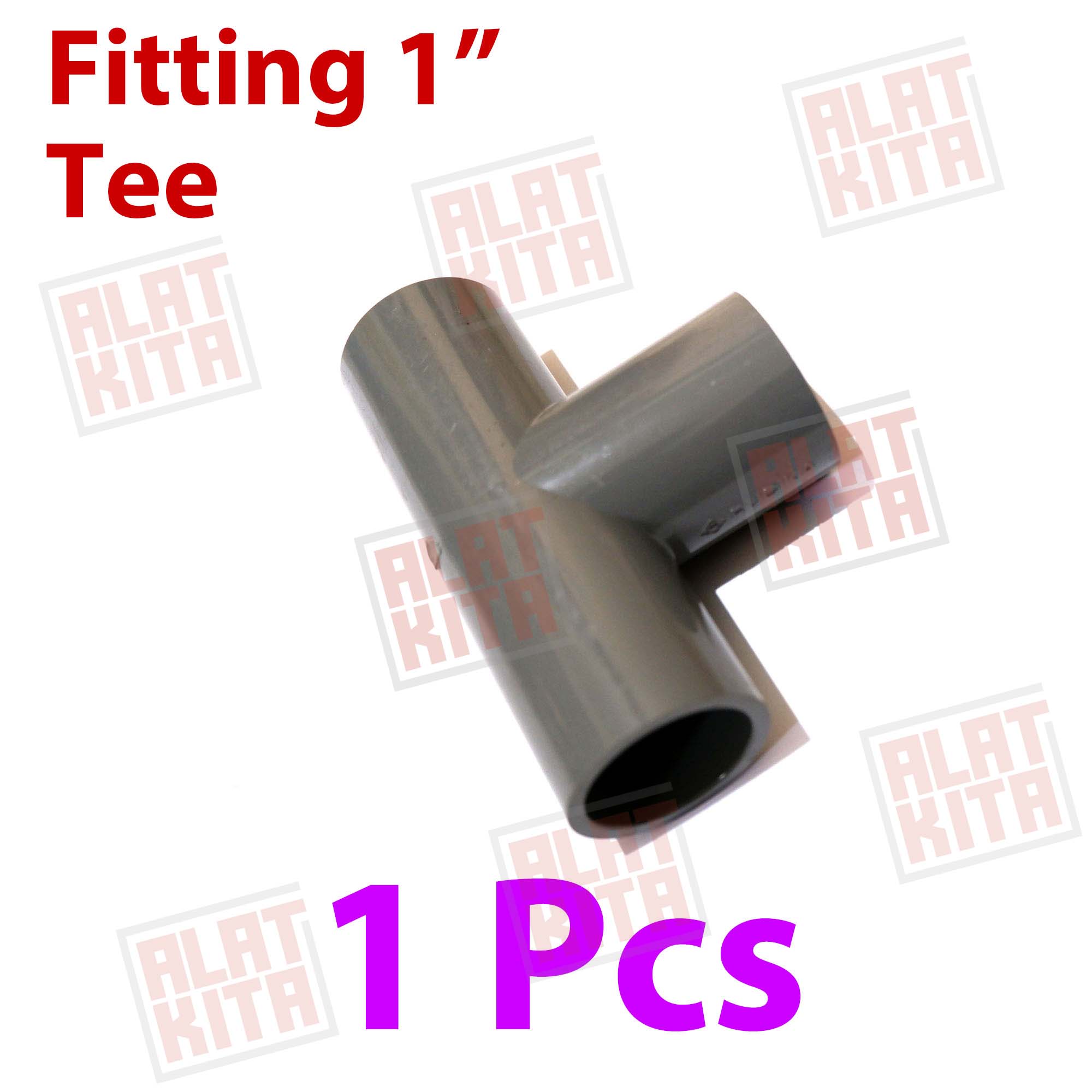 Fitting PVC 1 inch, Knee, 3 Way, 4 Way, 5 Way, Tee, Sok Polos Abu | Lazada Indonesia