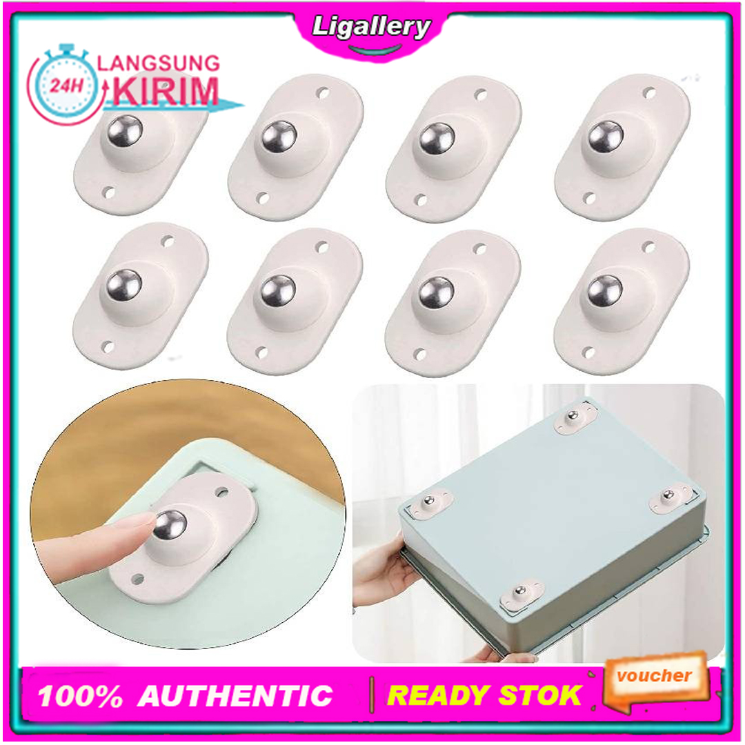 [1 Pcs] Roda Tempel Mini Serbaguna Roda Troli 360 Stainless Roda Kastor ...