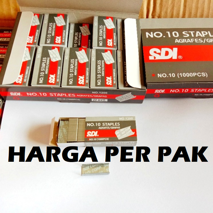 Isi stapler SDI no 10 - per pack | Lazada Indonesia