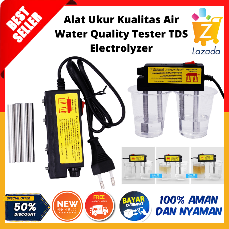 [BISA COD] Alat Ukur PH Tester Air / Tester Kadar Air / Alat Ukur ...