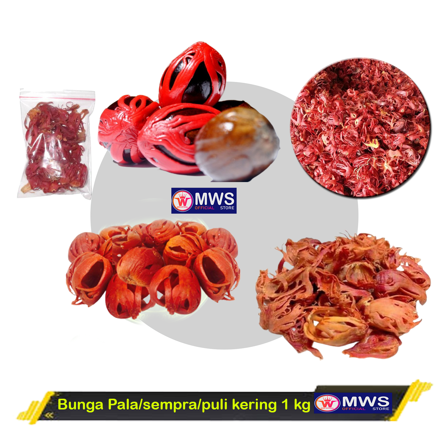 Bunga Pala/sempra/puli kering 1 kg MWS OFFICIAL STORE | Lazada Indonesia