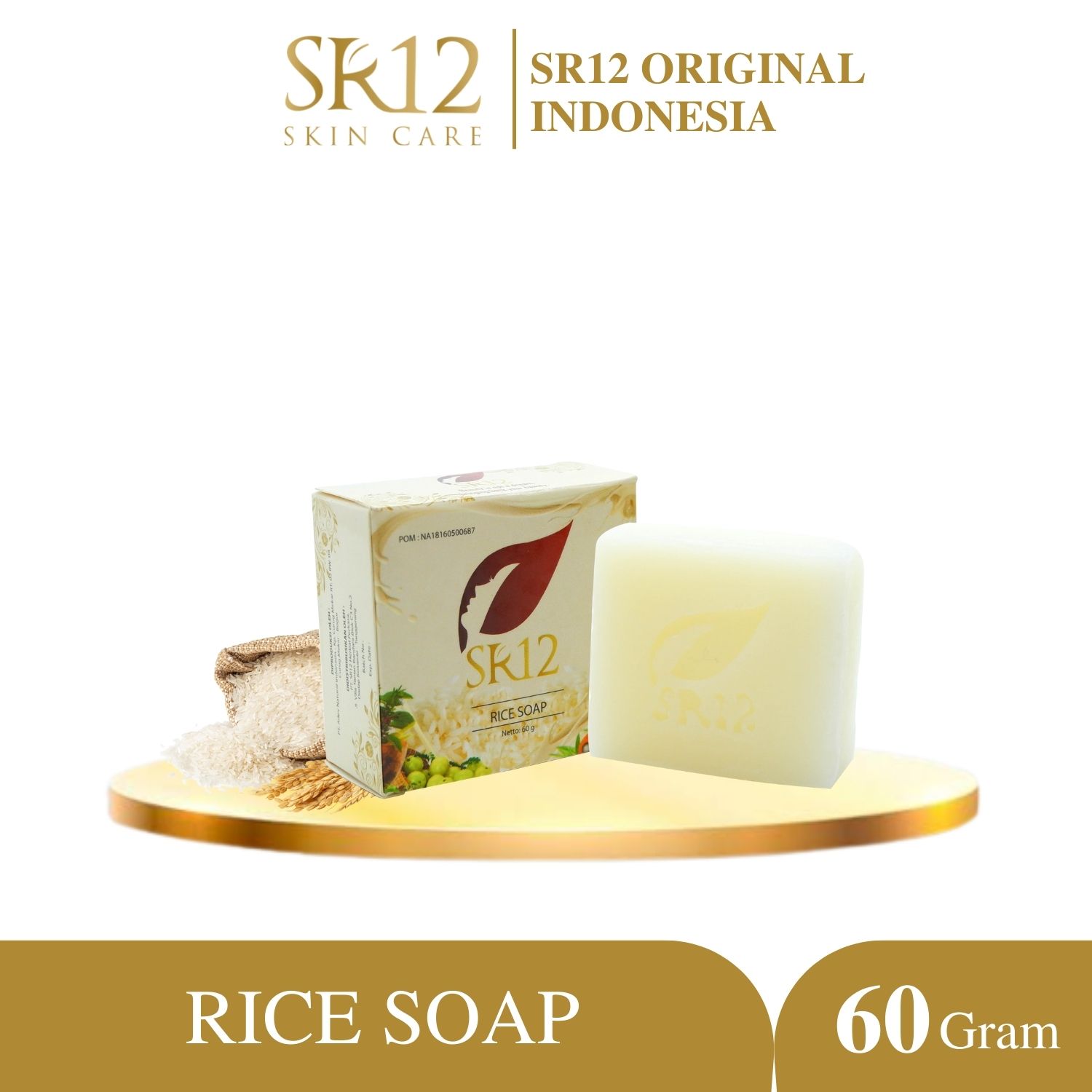 SABUN WAJAH JERAWAT - SABUN BERAS SR12 - RICE SOAP SR12 - SABUN KULIT ...