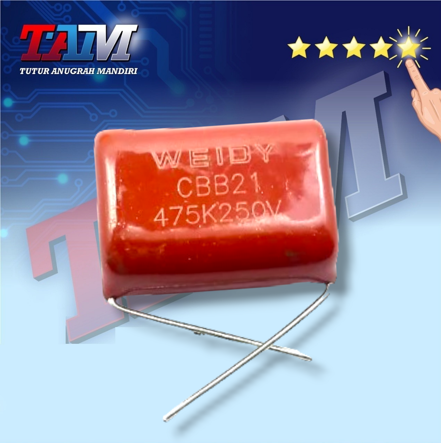 KAPASITOR mesin las CBB21 475K 250V / 475K250V | Lazada Indonesia
