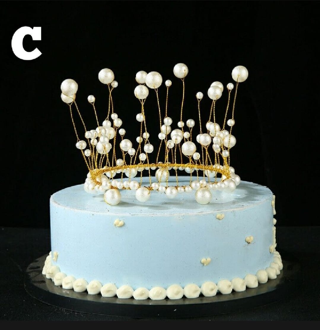 Topper Kue - Mahkota Mini Kue Ulang Tahun - Mahkota Hiasan Bucket ...