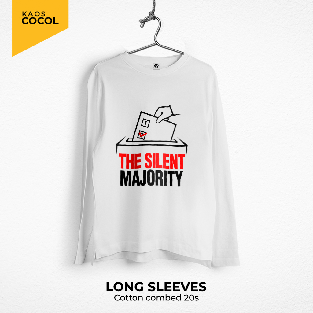 Cocol Store - Kaos Kata Desain The Silent Majority | Lazada Indonesia Cocol Store - Kaos Kata Desain The Silent Majority | Lazada Indonesia