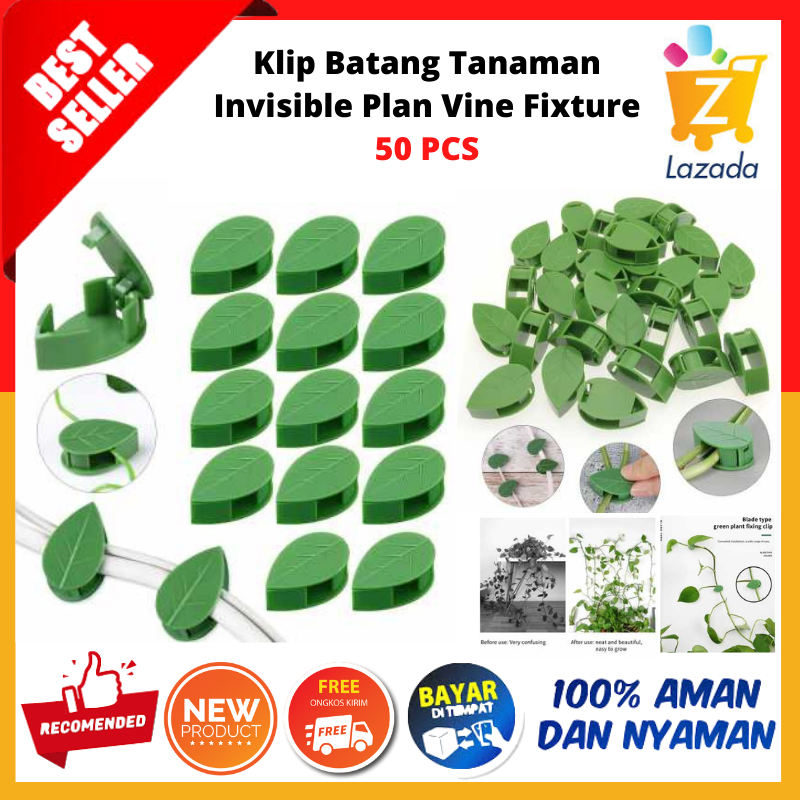 [BISA COD] Jepitan Tanaman / Klip Batang Tanaman Invisible Plan Vine ...