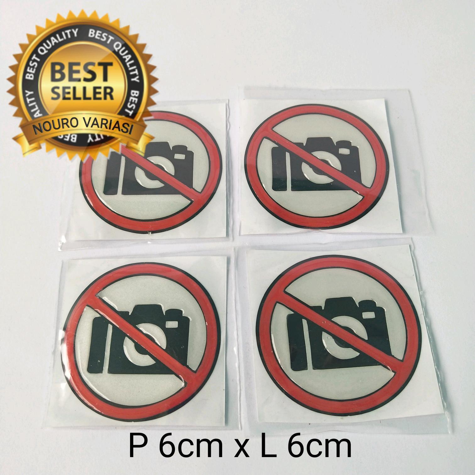 stiker timbul sticker karet emblem DILARANG MOTRET JANGAN POTO JANGAN ...