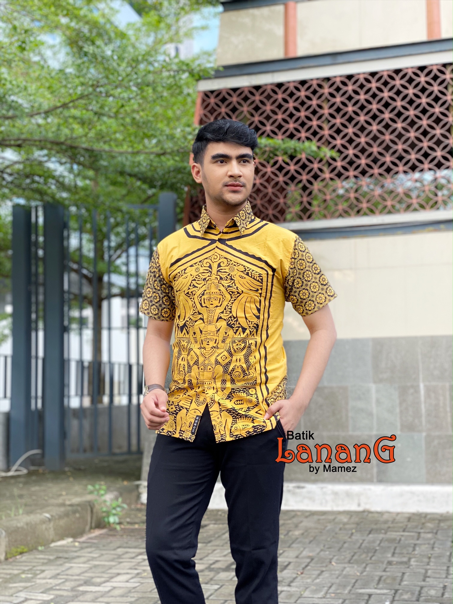 Batik Lontara Kode Etnik 1 Etnik 2 Batik Makassar Batik Bugis Batik Lanang by Mamez | Lazada ...