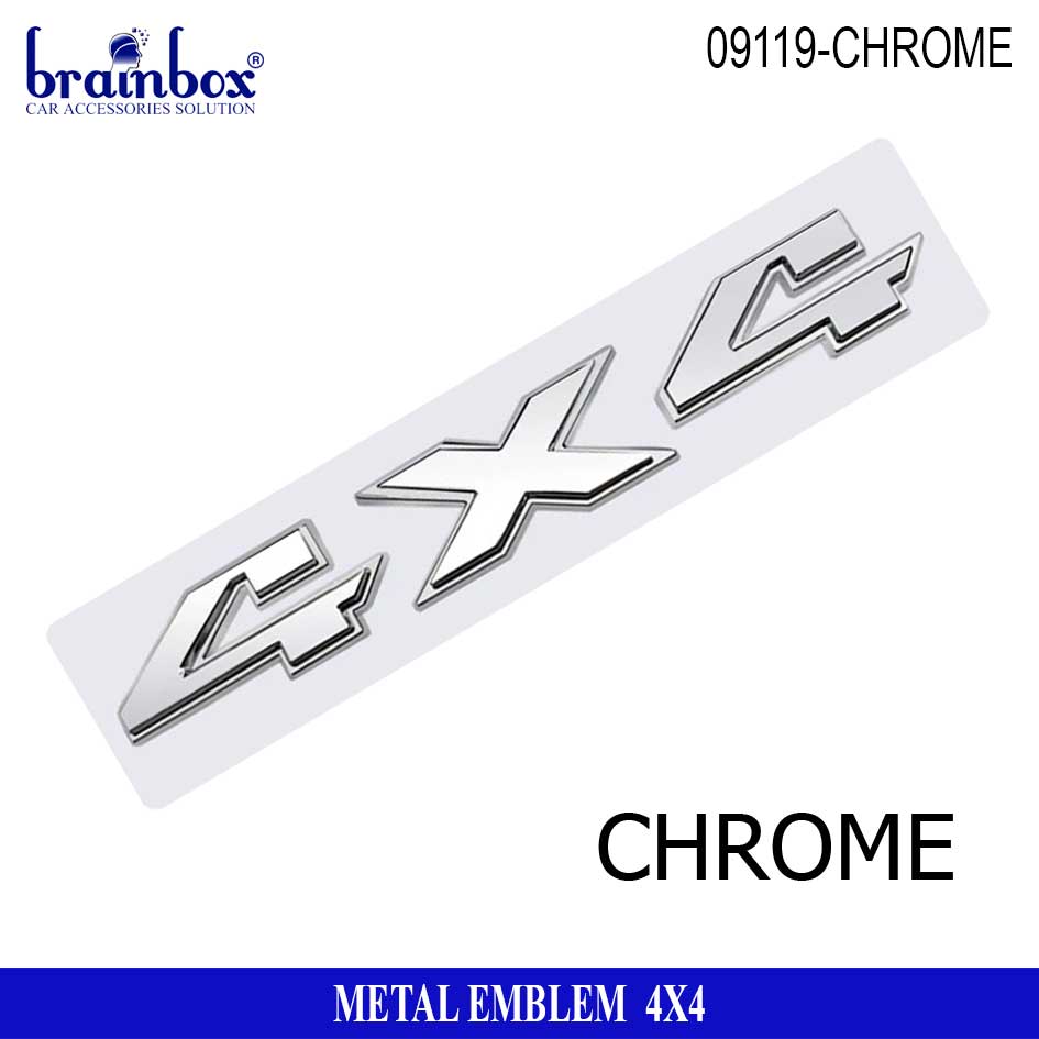 Emblem Besi Logo 4x4 Metal Logo Tempelan Body Mobil | Lazada Indonesia