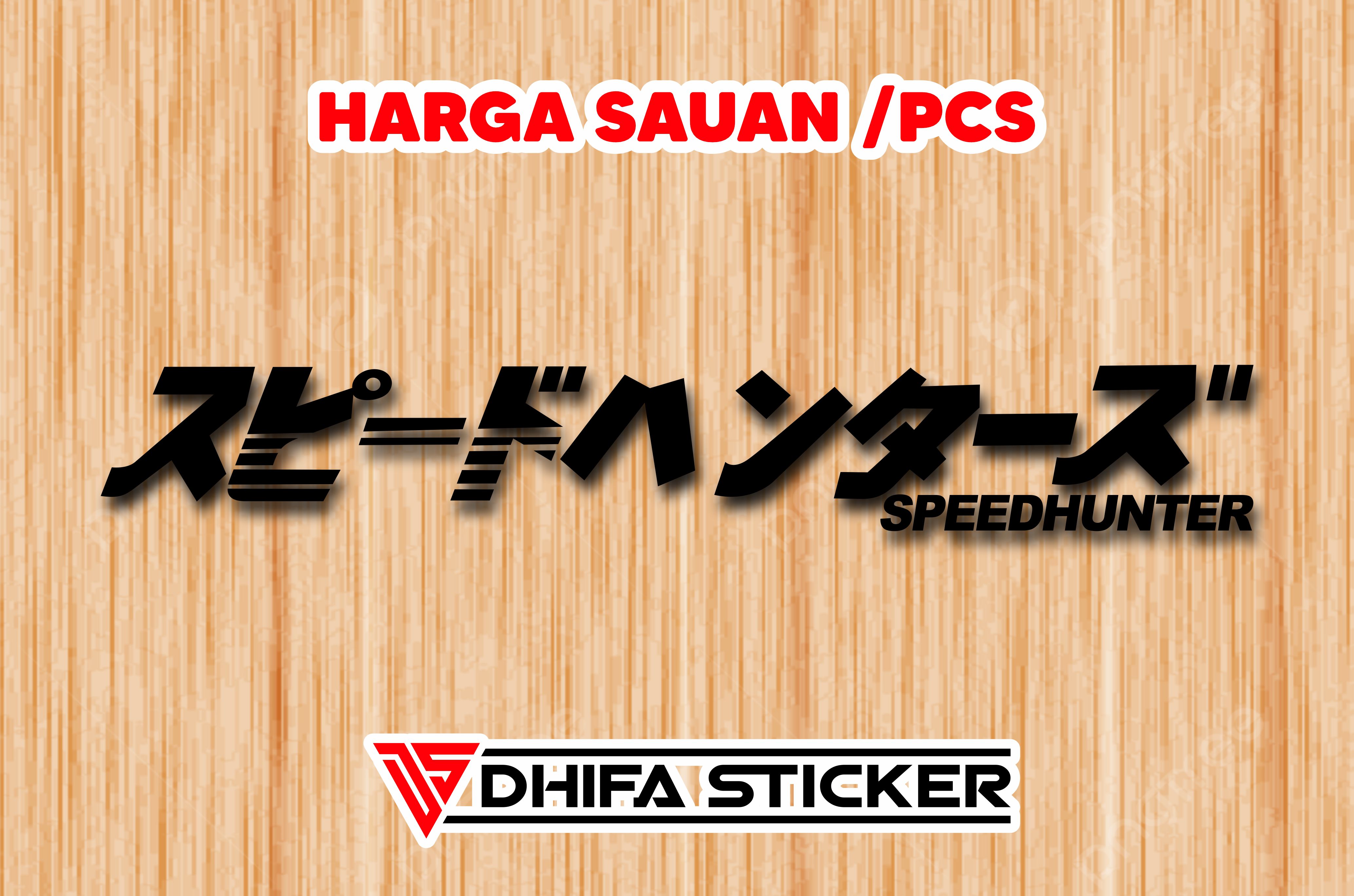 stiker speedhunter stiker kanji jepang stiker vari asi motor stiker ...