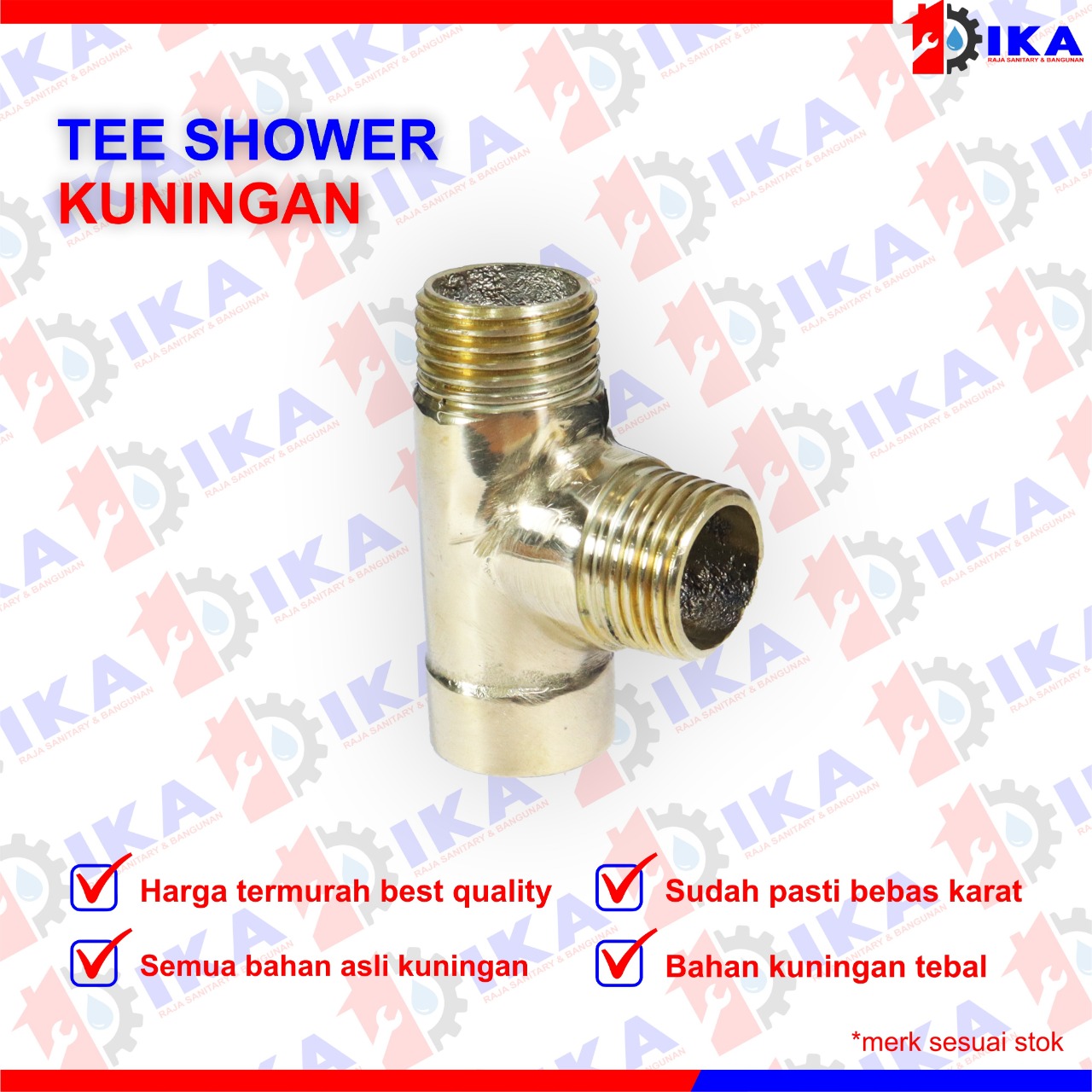 TEE SHOWER KUNINGAN / T KRAN / CLOSET TEE KRAN SAMBUNGAN T SHOWER TE ...