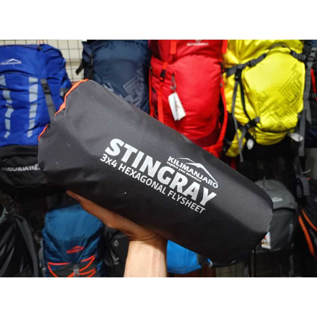 Flysheet Hexagon Kilimanjaro Stingray 3x4 M - FULL SEAM SEALS - Tenda ...
