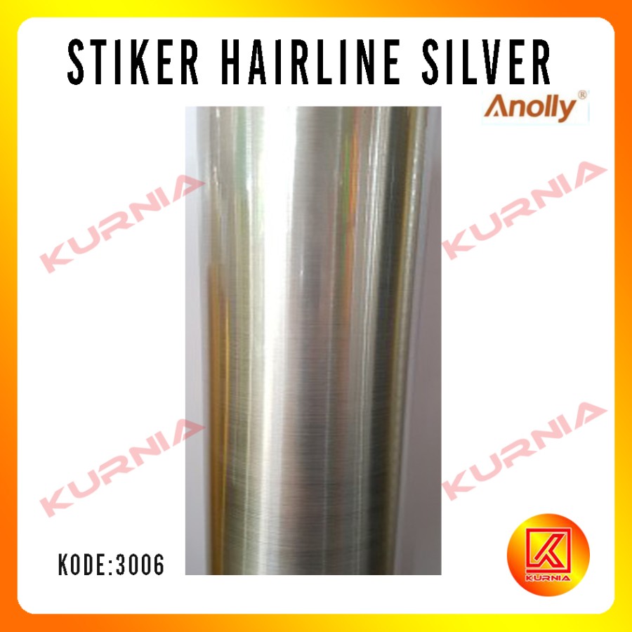 Stiker Hairline Silver / Hairline Brushed Silver | Lazada Indonesia