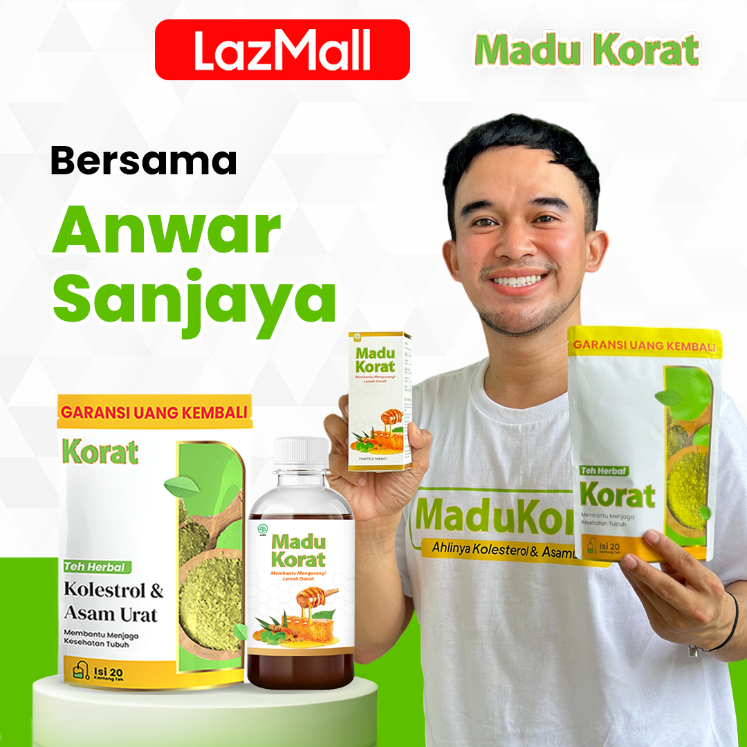 Madu Korat 1 Botol Menyembuhkan Kolesterol Dan Asam Urat Obat ...