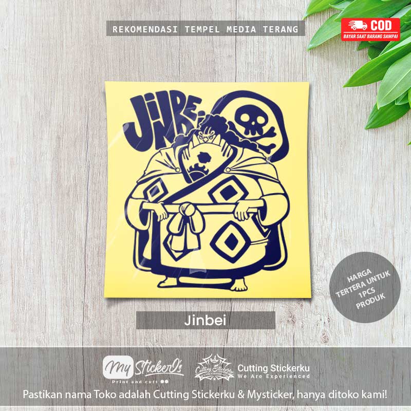 Stiker Viral Cutting Stiker Jinbei Variasi Motor Mobil Sticker Keren ...
