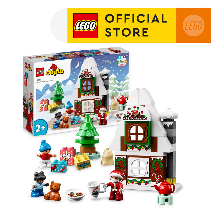 LEGO DUPLO 10976 Santa's Gingerbread House (50 Pieces) Balok Mainan ...