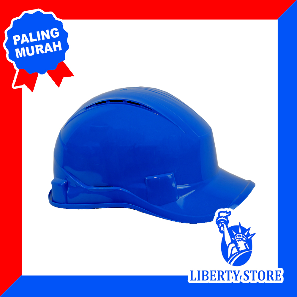 Helm Kerja Proyek Safety SNI STANDART NSA VENTED + PUTAR - Biru ...