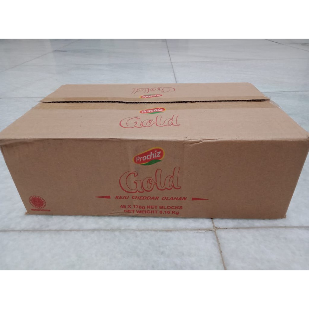 Keju Cheese Prochiz Gold Cheddar 170gr Processed Cheddar Cheese 1 ...