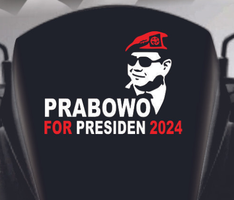 Stiker Prabowo For Presiden 2024 sticker visor motor | Lazada Indonesia