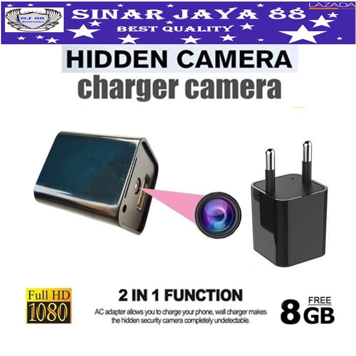 Spy Camera USB Charger Adaptor Free 8GB HD 1080 - Hidden Camera ...