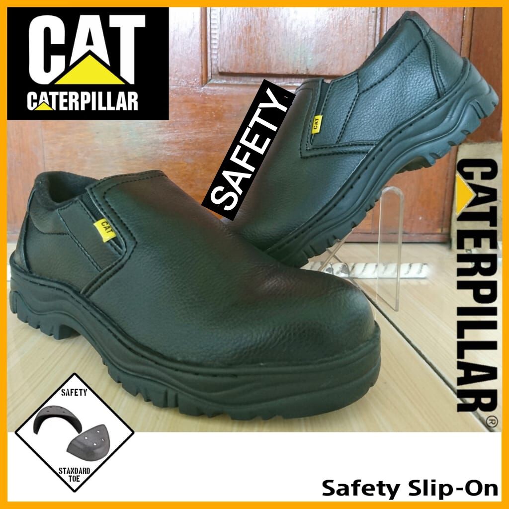 SEPATU SAFETY SLOP CATERPILLAR SEPATU SAFETY UJUNG BESI SEPATU KERJA ...
